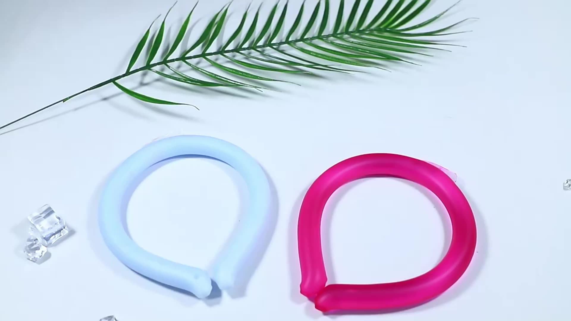 Reusable Automatic Pcm Ice Cooling Neck Wrap Portable Cooler Neck Ring ...