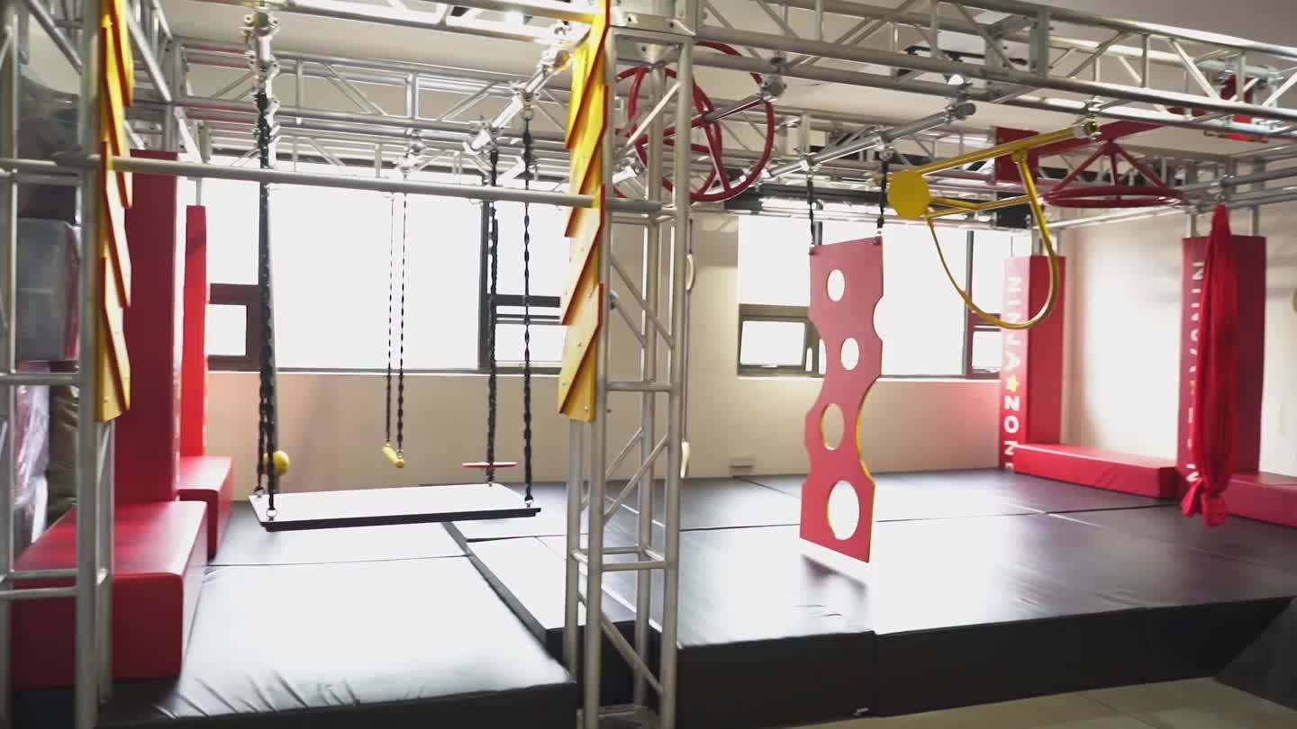 Hot Sale Commercial Arrival Adult Obstacle Multi-level Ninja Warrior ...