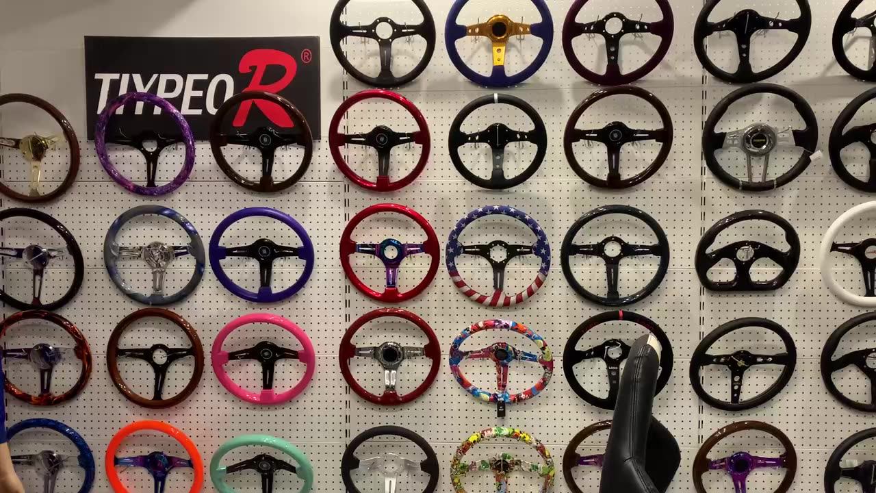 Japanese Customizable Embroidered Steering Wheel 13/14 Inch Deep ...