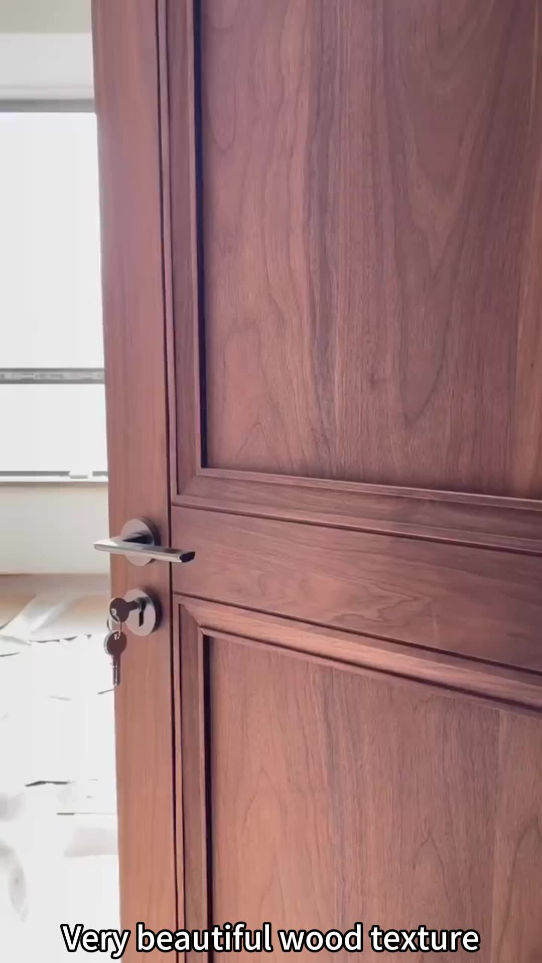 Factory Custom Walnut Interior Doors Prefinished Walnut Veneer Wood ...