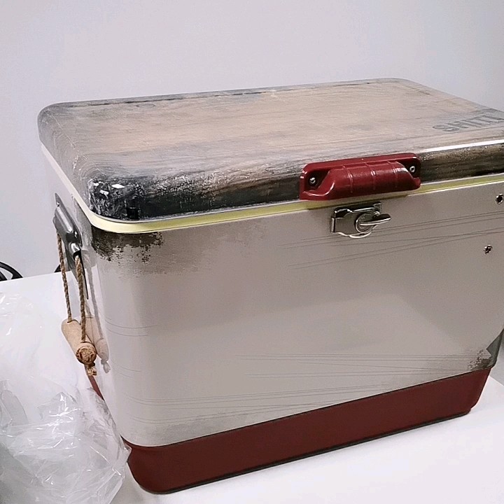 Promotion Metal Cooler Box With Custom Logo Iron Sheet Outer And ...