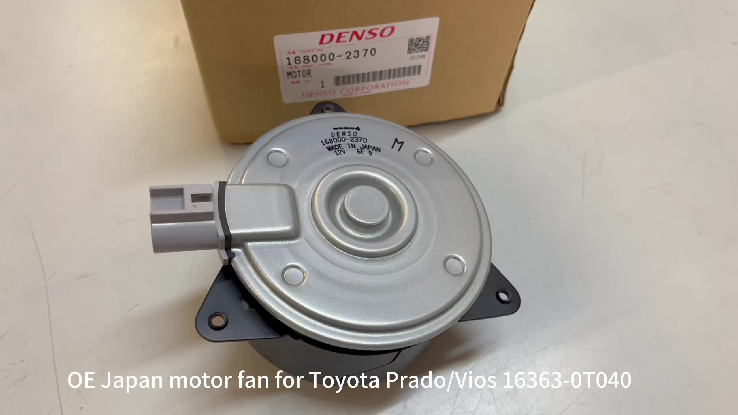 Oe Japan Cooling Fan Motor For Toyota 16363-0t040 163630t040 168000 ...