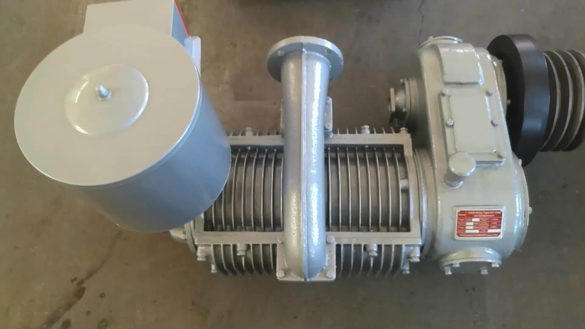 10m3/min Stationary Air Compressor Bulk Cement Trailer Compressor ...