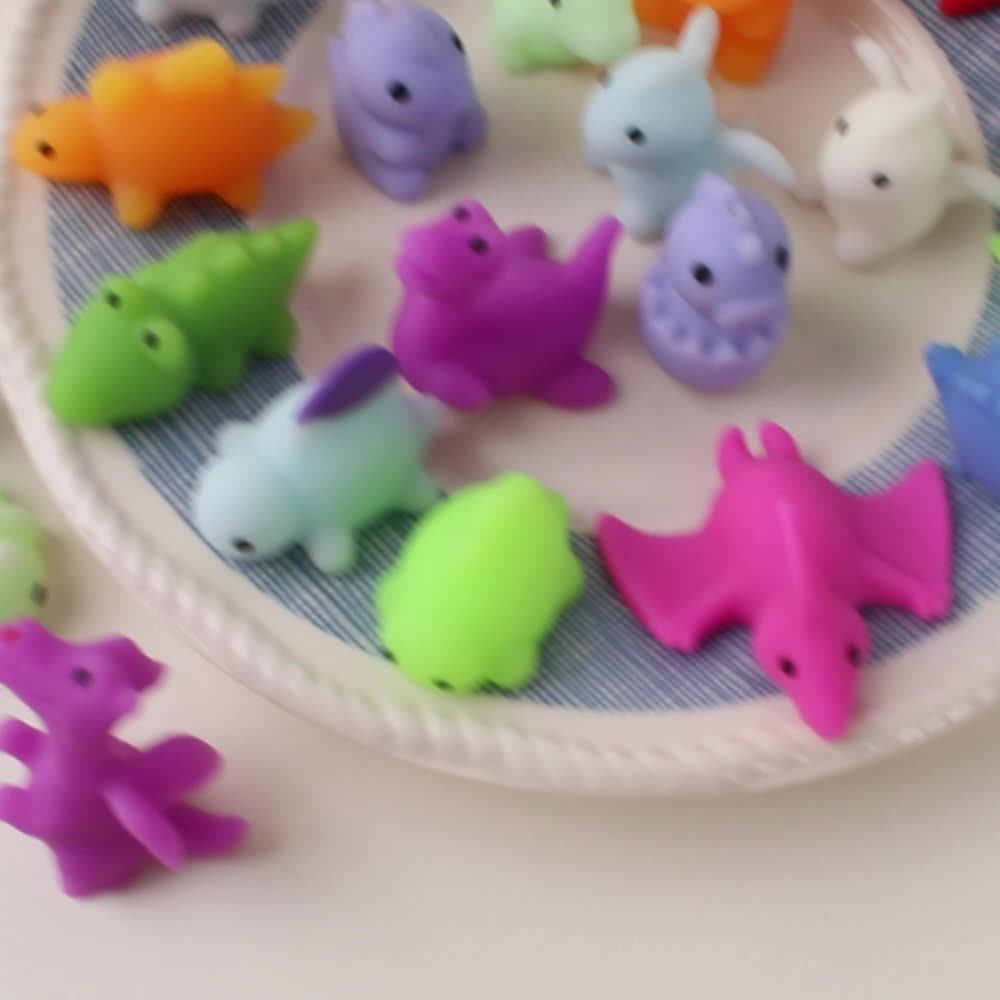 Dinosaur Animals Stress Relief Cute Kawaii Tpr Mochi Squishy Toys Style ...
