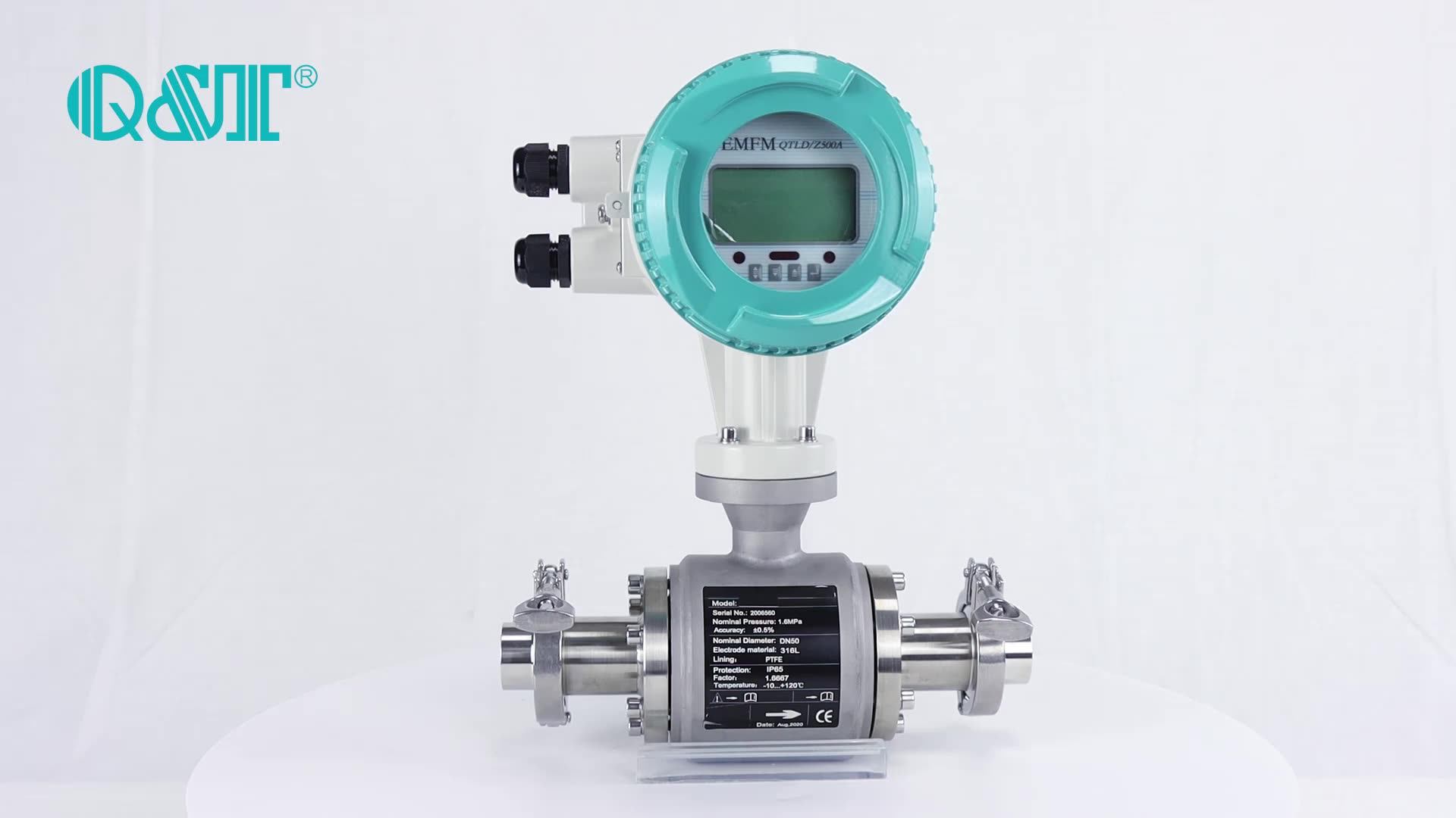 Ss304 Sanitary Electromagnetic Flow Meter Tri-clamp Magnetic Flow Meter ...