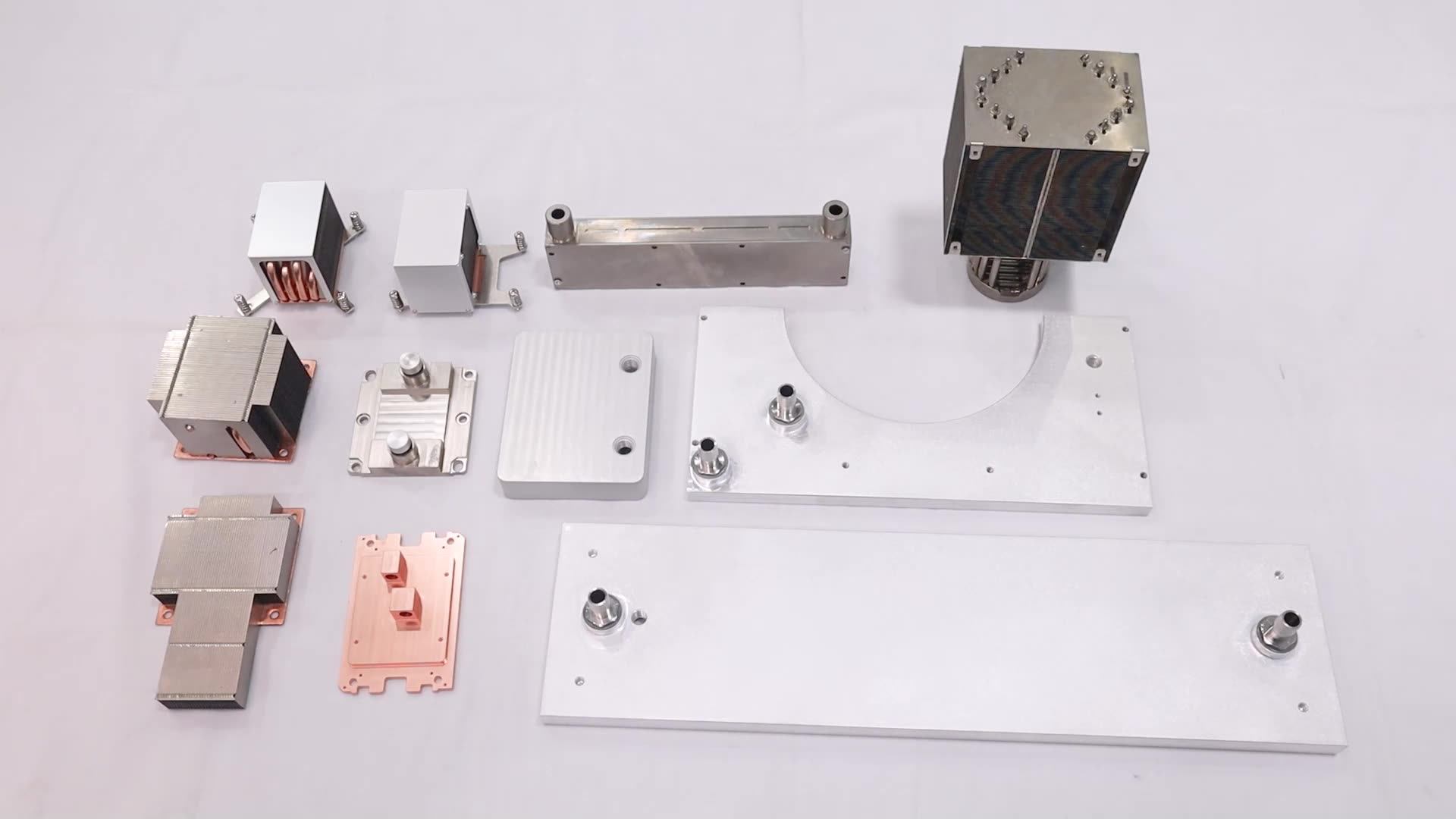 Custom Aluminum Friction Stir Welding Cooling System Water Block Cold ...