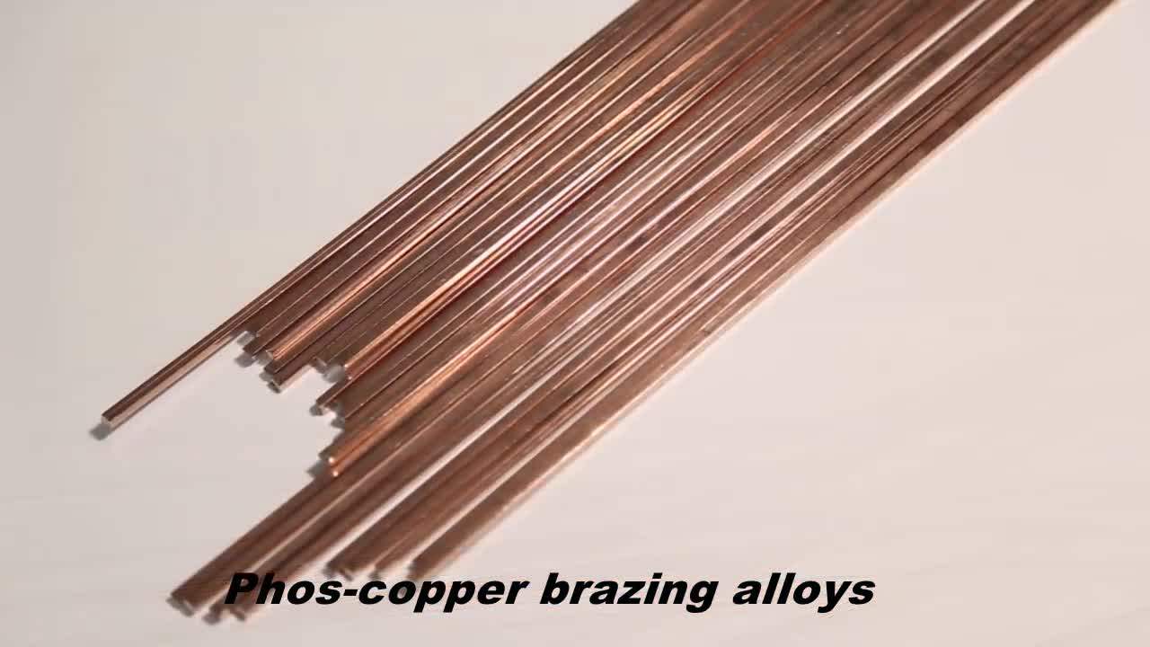 0% Silver Welding Rod Bcup-2 Phos Copper Brazing Alloy - Buy Phos ...