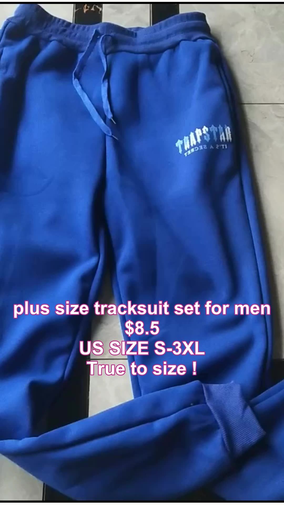 Custom Print Logo Trapstar Tracksuit High Street Fleece Hoodie ...