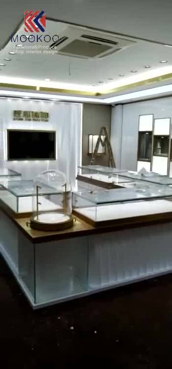 Luxury Jewelry Shop Display Showcase With Led Light For Show Window ...