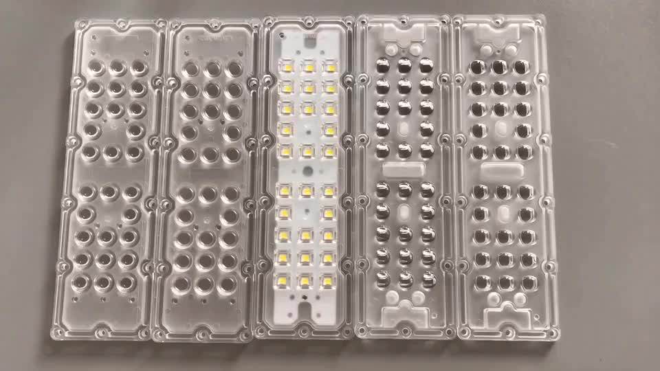 Pc Smd 5050 Optical Led Lens 130degree For 50w Parking Light - Buy ...