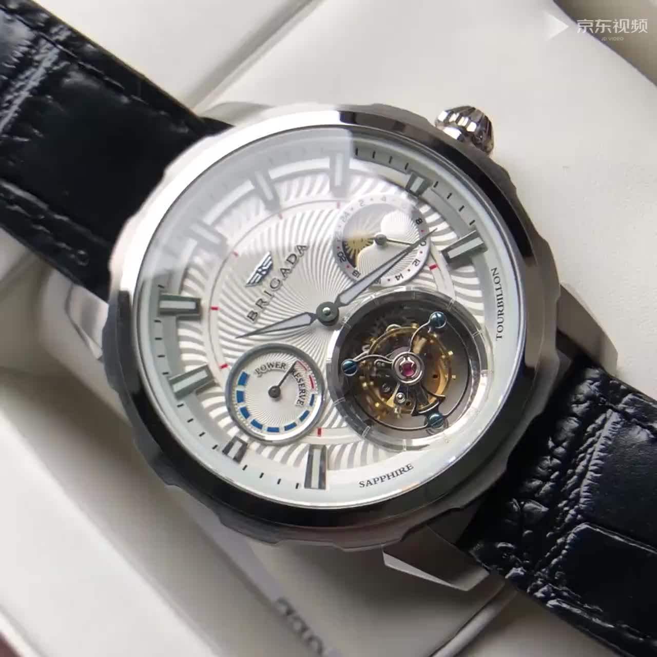 Custom Oem Stainless Steel Multi Function Chronograph Moonphase ...