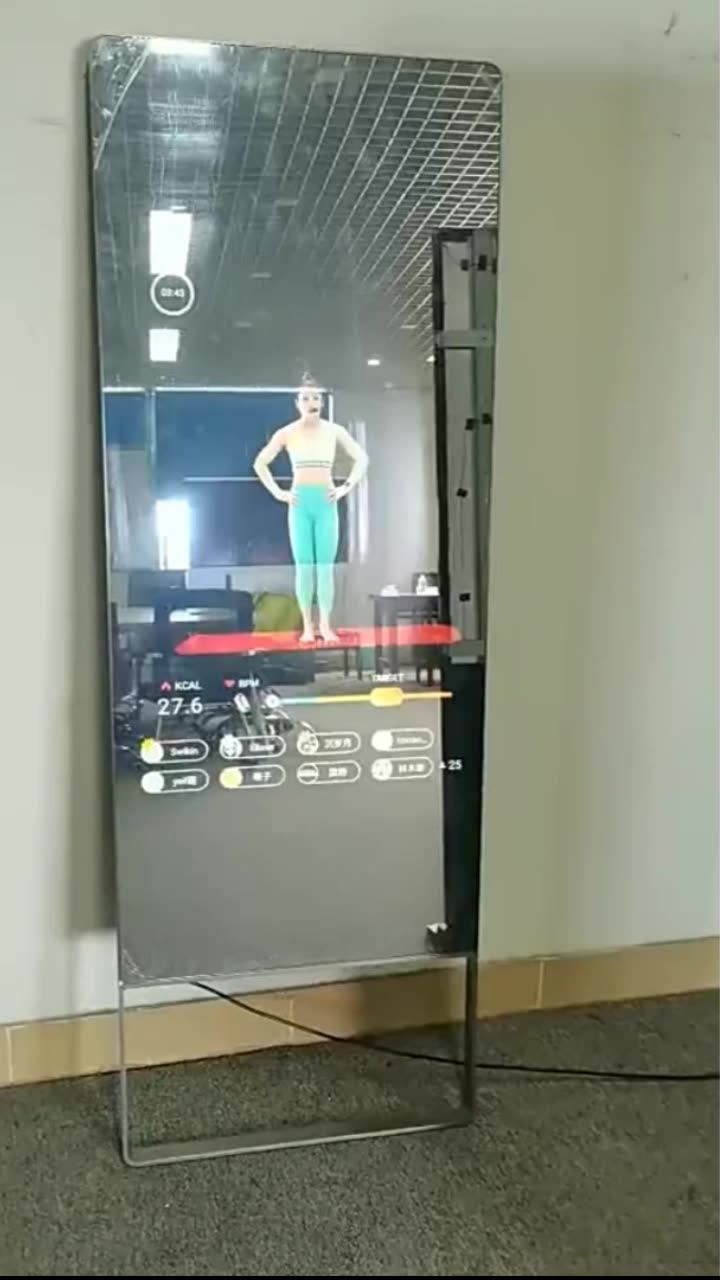 Virtual Smart Fitness Mirror 32" 43" Inch Tft Lcd Display Monitor For ...