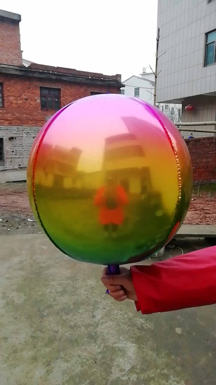 22inch Metallic Orb Balloon Sphere Shape Metallic Orb Balloon Party ...