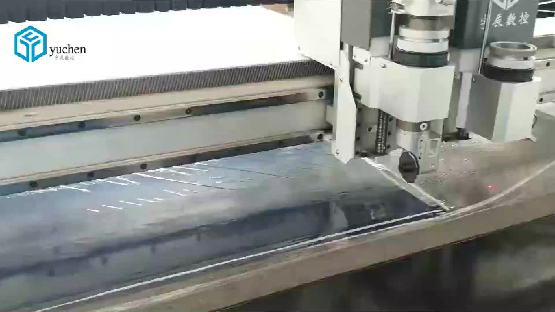 Electric Fabric Cutter For Multi Layer Fabric Automatic Cutting Machine ...