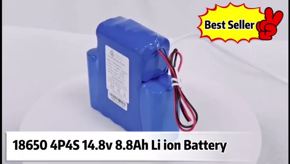 High Capacity Icr18650-4s4p 8800mah 14.8v Li Ion Battery Pack - Buy ...