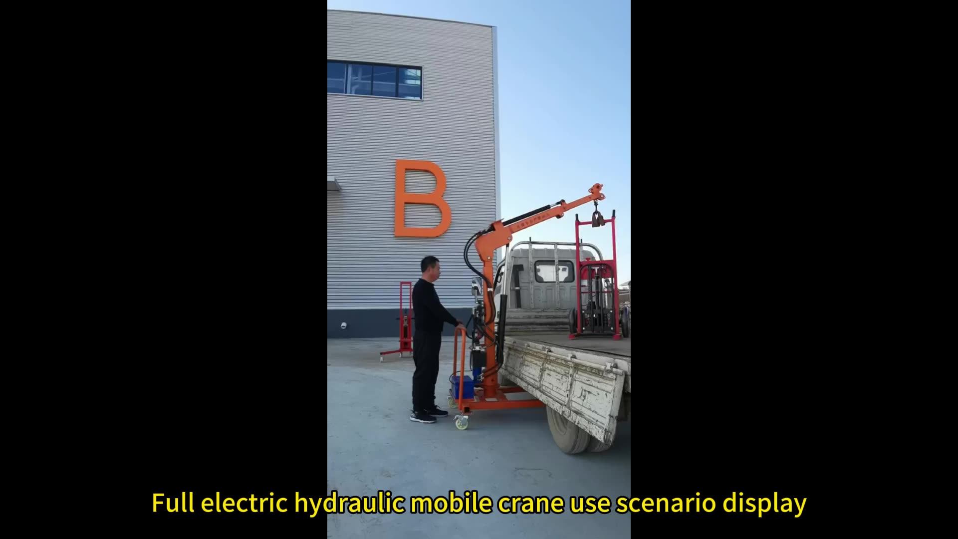 Mobile Floor Folding Electric Shop Crane Foldable 0.2/0.5/1battery ...