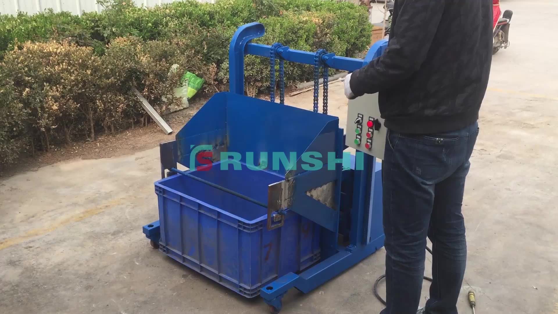 Euro-style Trolley Hoister Crane/ Electric Bucket Elevator For Garbage ...