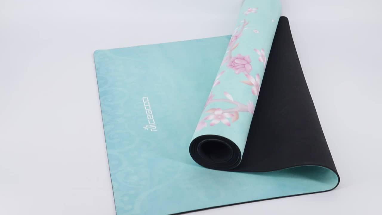 Heat Sublimation Customized Full Color Printing Natural Rubber Yoga Mat ...