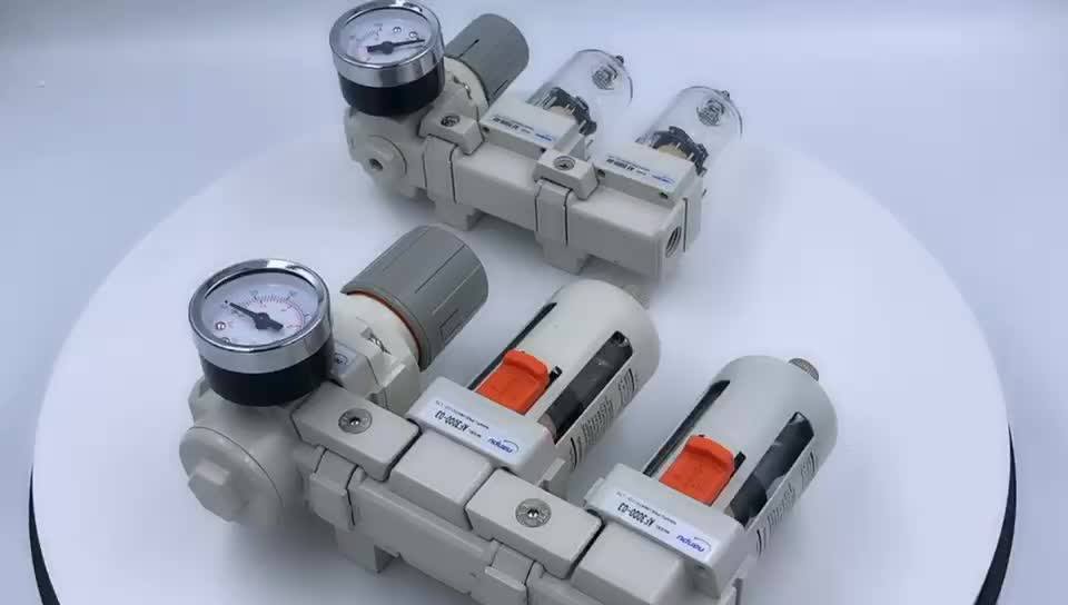 Smc Type Pneumatic Frl Air Filter Regulator Dfr-02 1/4" Air Filter ...