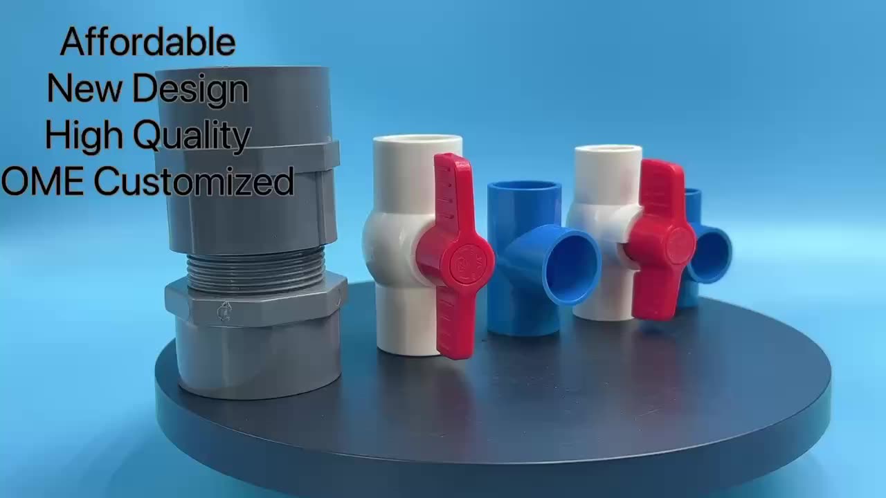 All Types Of Pvc Pipe Fittings For Plumbing Water Supply Pvc Ball Valve ...