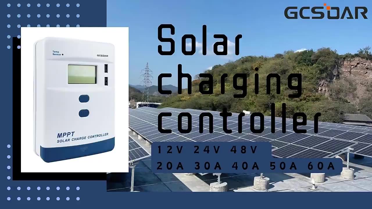 Gcsoar Mb4024 Solar Charge Controller Mppt 40a 12v 24v Built-in Ble With Ce Rohs Iso - Buy Mppt ...