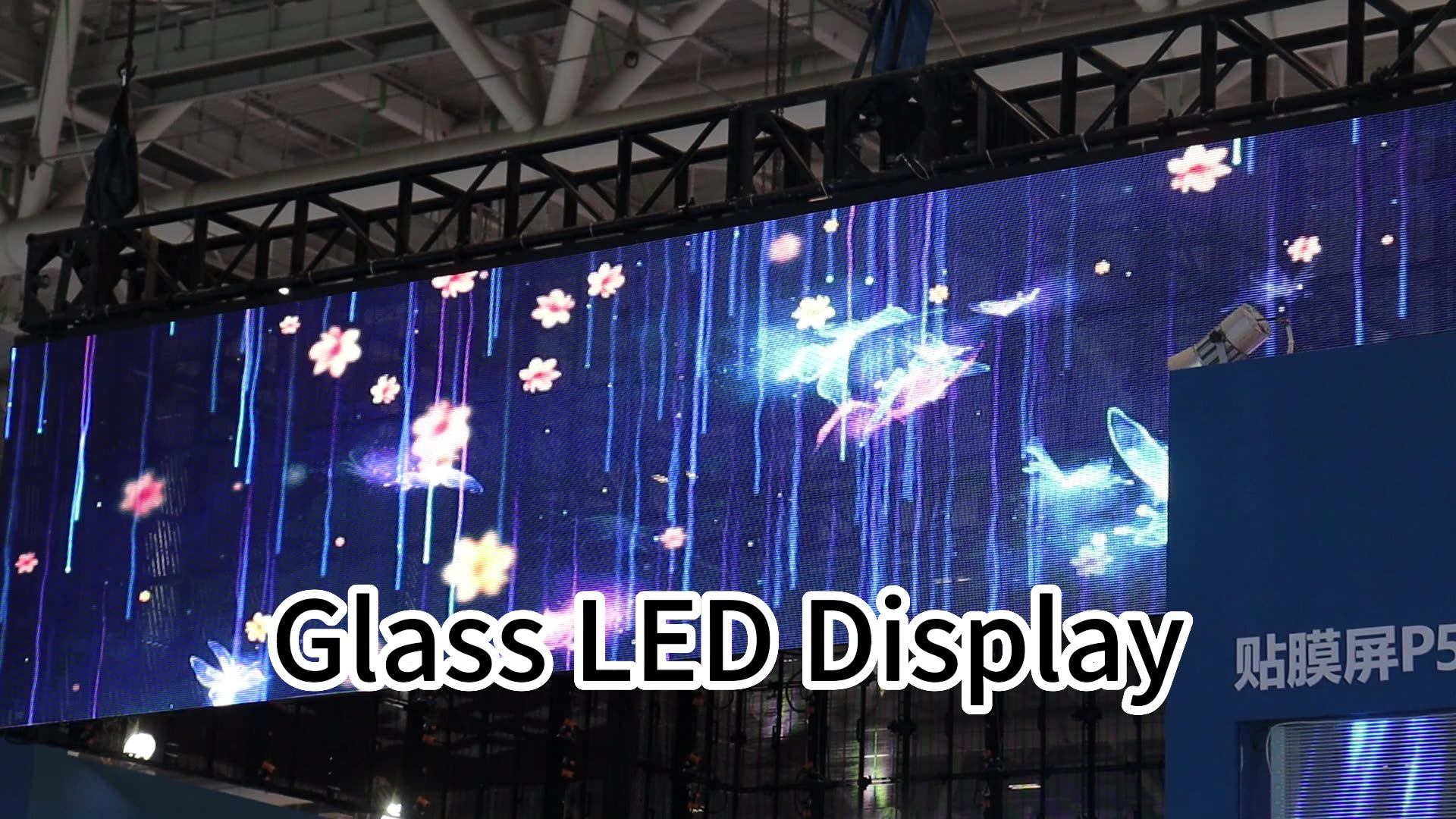 500x500mm 1000x500mm Retail Shop Window Transparent Led Display P2.6 P5 ...