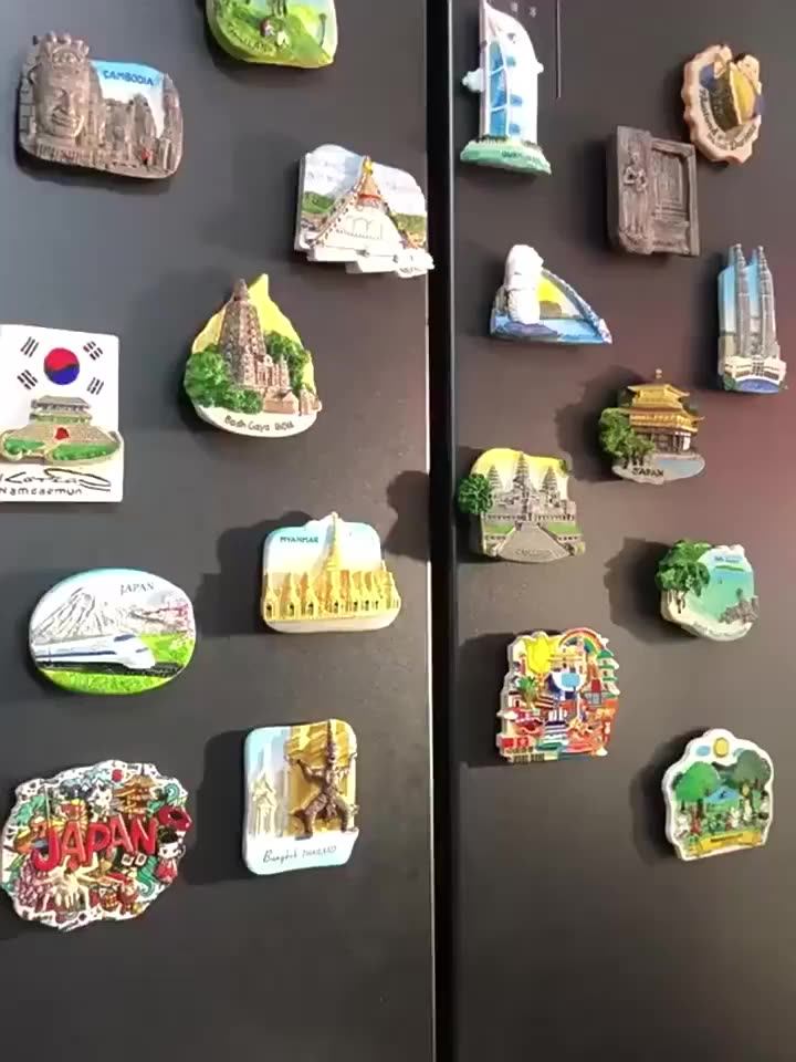 Custom Country Souvenirs Tourist Fridge Magnet 3d Copenhagen Souvenir ...