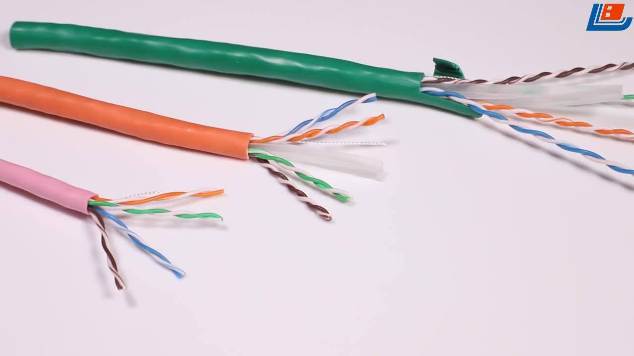 23awg 2 Pair 4 Pair Cat6 Utp Ftp 305m Pvc Or Lszh Jacket 550mhz Indoor ...