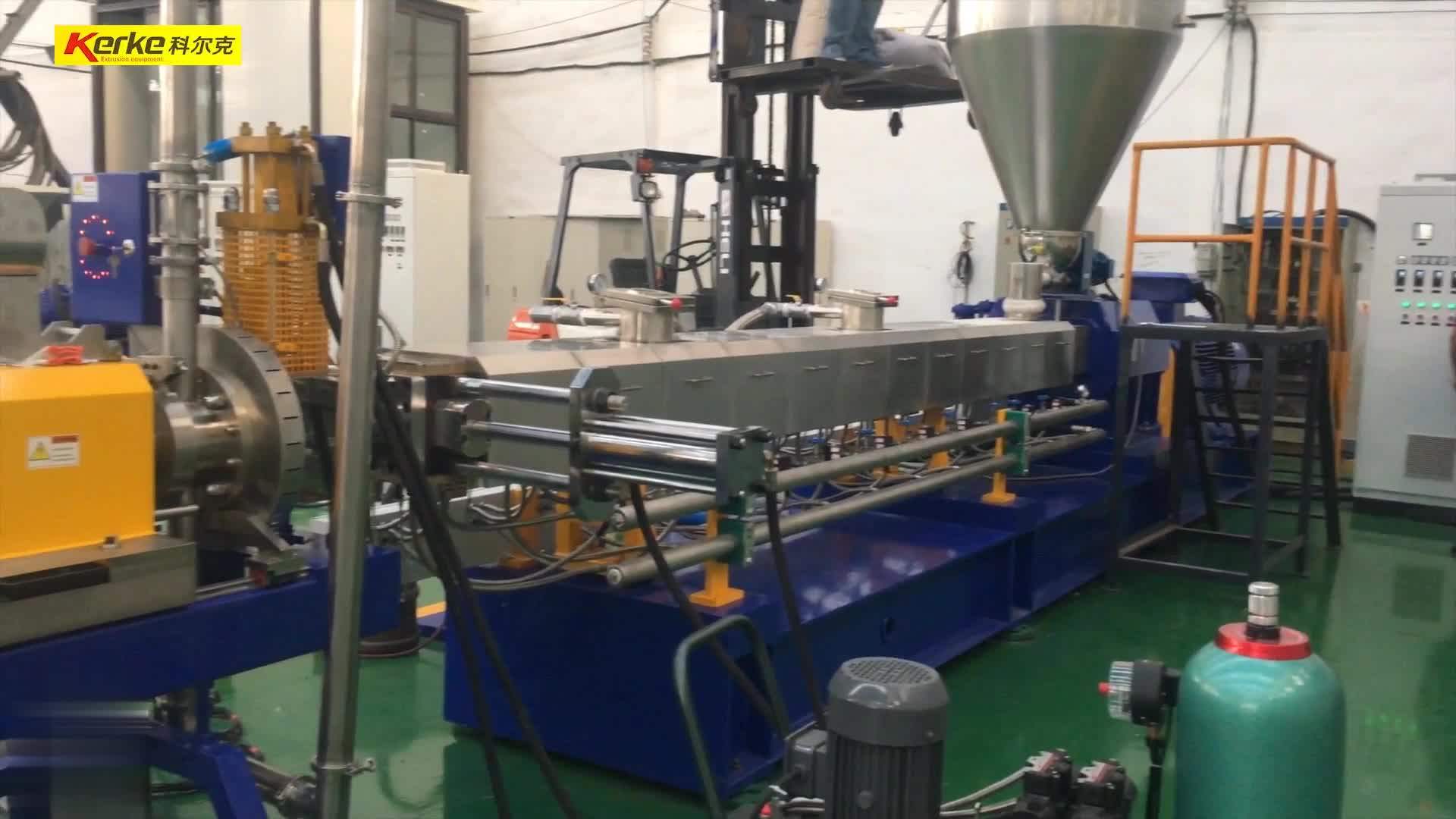 Twin Screw Extruder Eva/tpu/tpe/tpa Granulator Line Underwater ...