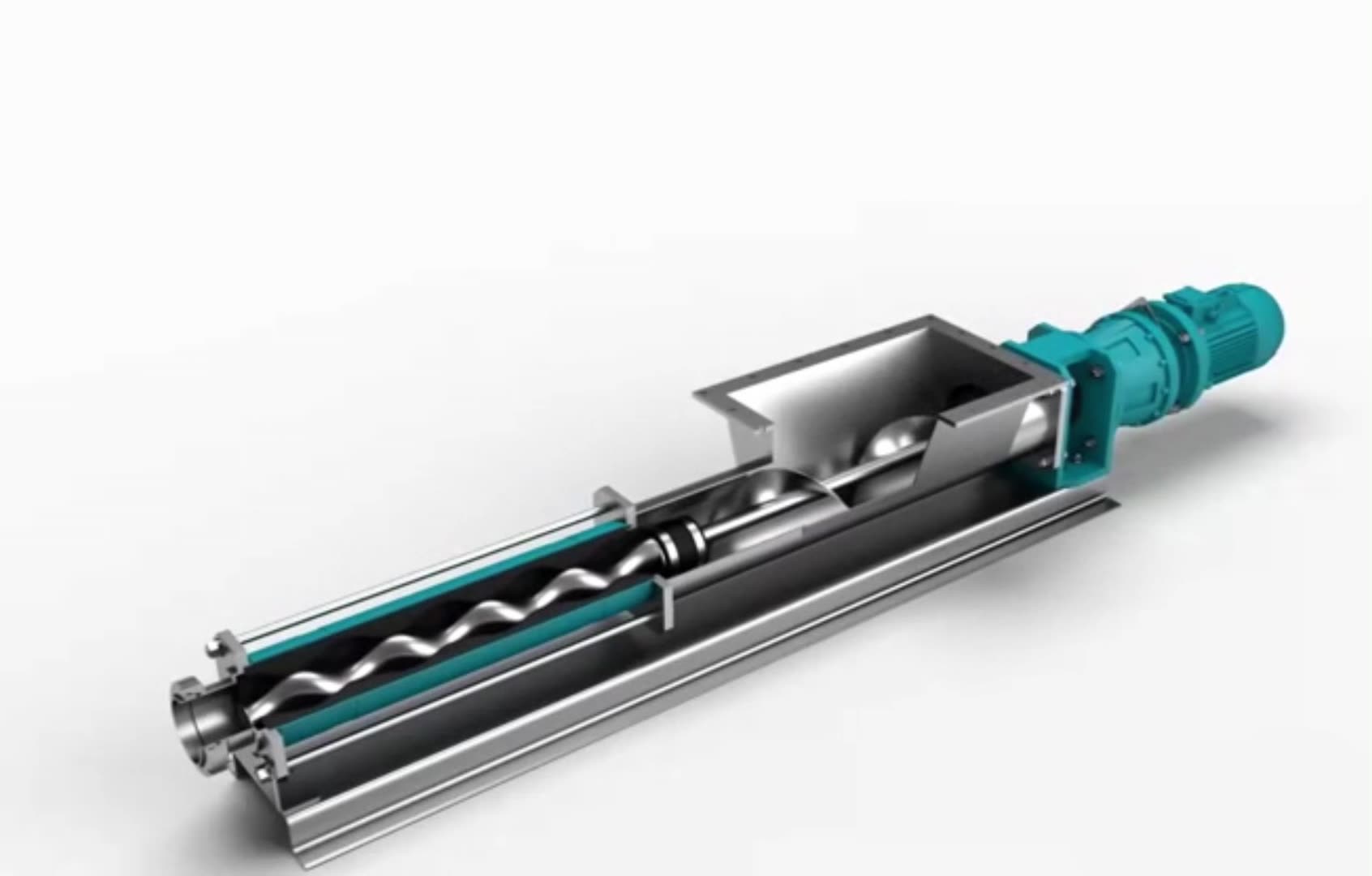 G Type High Viscosity Sanitary Stainless Steel Tri Clamp Single Screw Mono Pump/positive ...