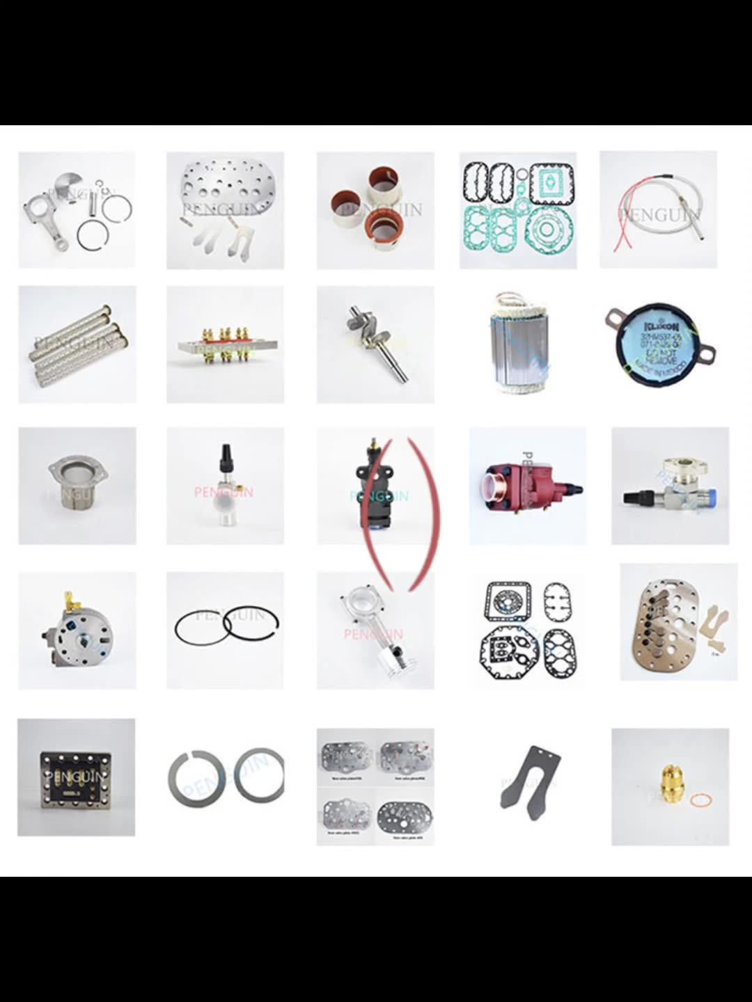 Copeland Price Valve Plate Pistons Rod Relief Reed Gasket Heater Motor ...