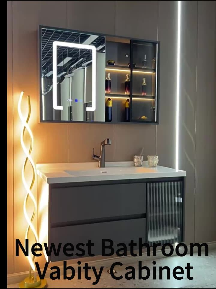 Kejia Luxury Drawer Modern Bathroom Storage Cabinet Plywood And Marble ...