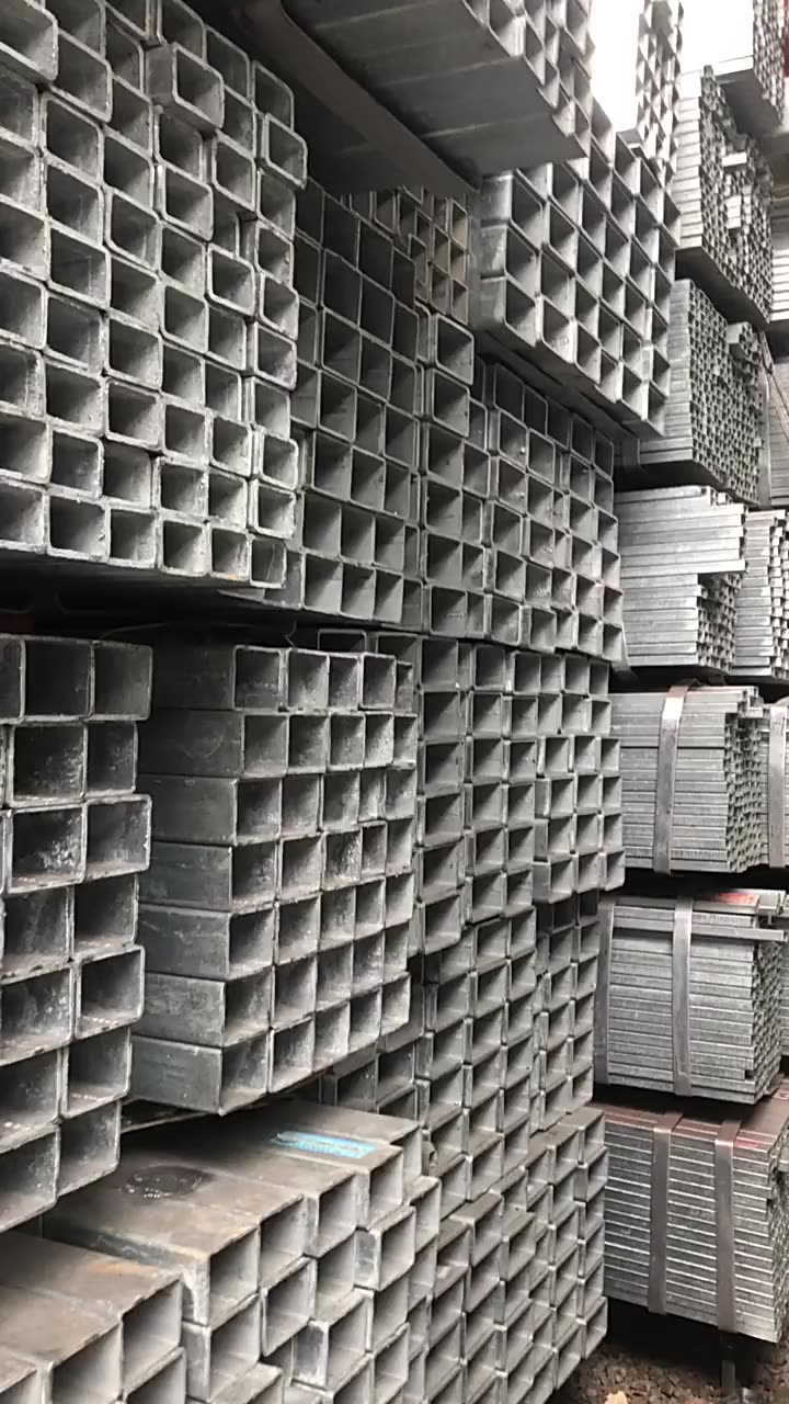 佛山现货黑料方通6米矩形管40*40方钢管建筑幕墙Q235B热镀锌方管-阿里巴巴