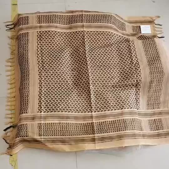 Top Quality Cotton Arab Desert Shemagh Polyester Cotton Camouflage ...