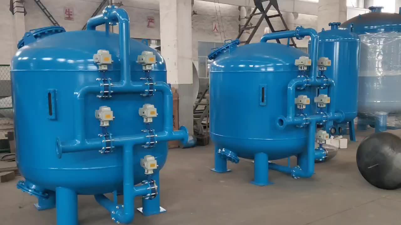 Automatic Backwash Quartz Sand Filter For Water Filtration Irrigation ...