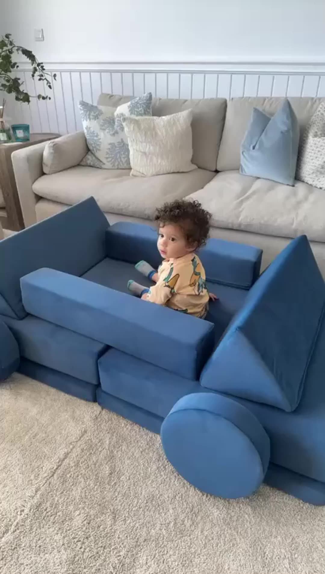 Custom Sectional Sliding Crawling Climbing Cushion Chairs