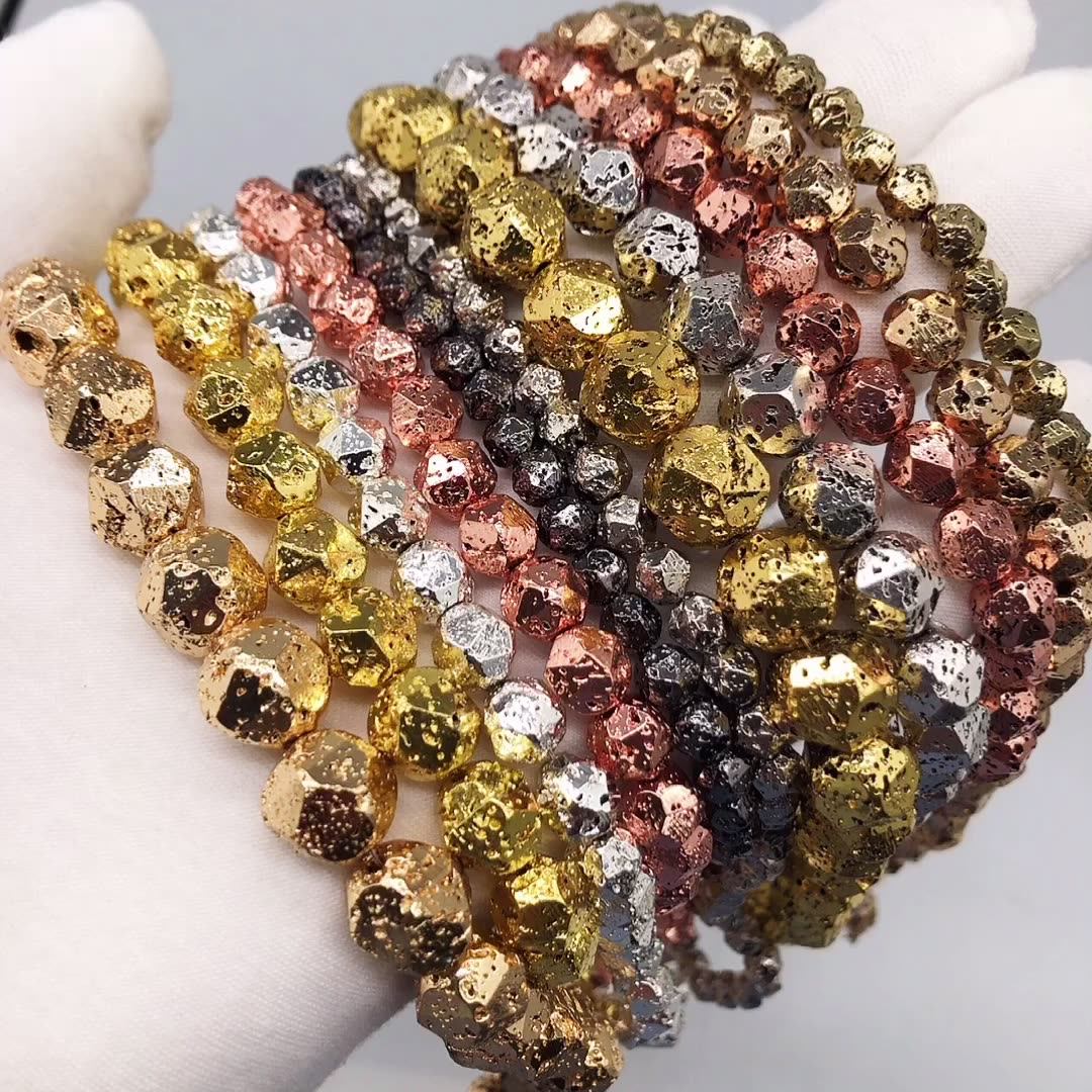 Бусины из вулканической лавы wlyees 6 8 10 12 мм | AliExpress