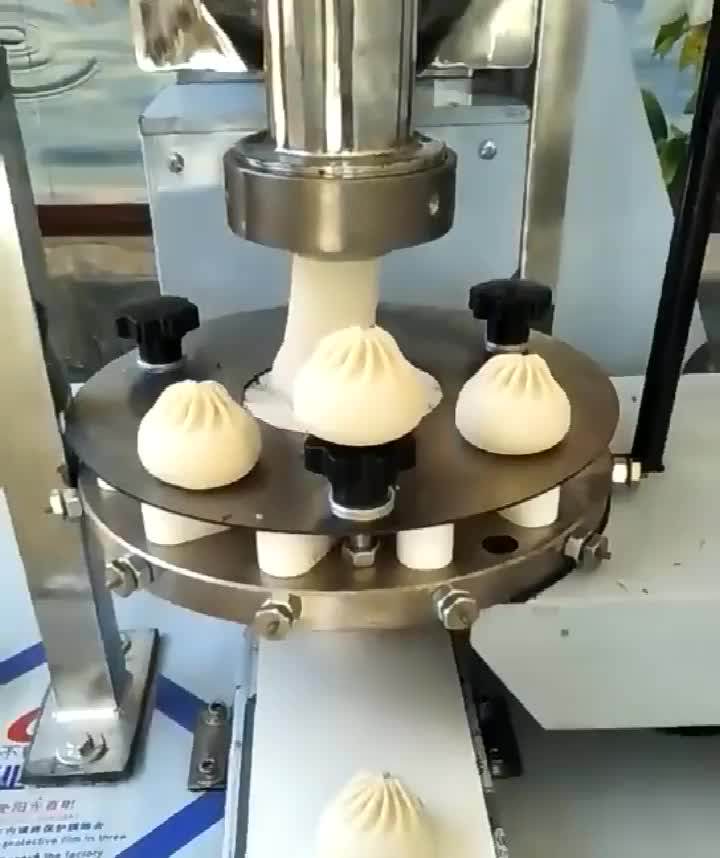 2018 Good Quality Continous Output Chinese Bun Bread Making Machine ...