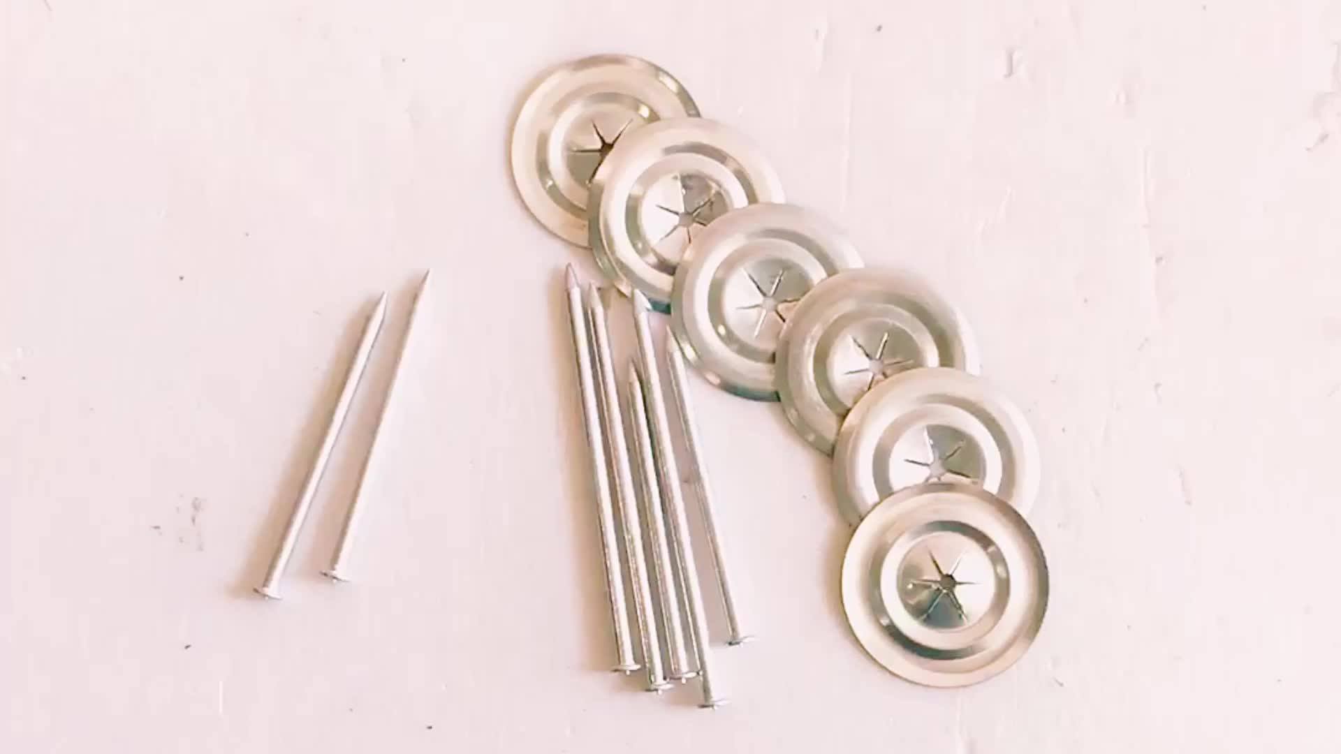 Aluminum Bimetallic Insulation Pin With Galvanized Self Locking Washer ...