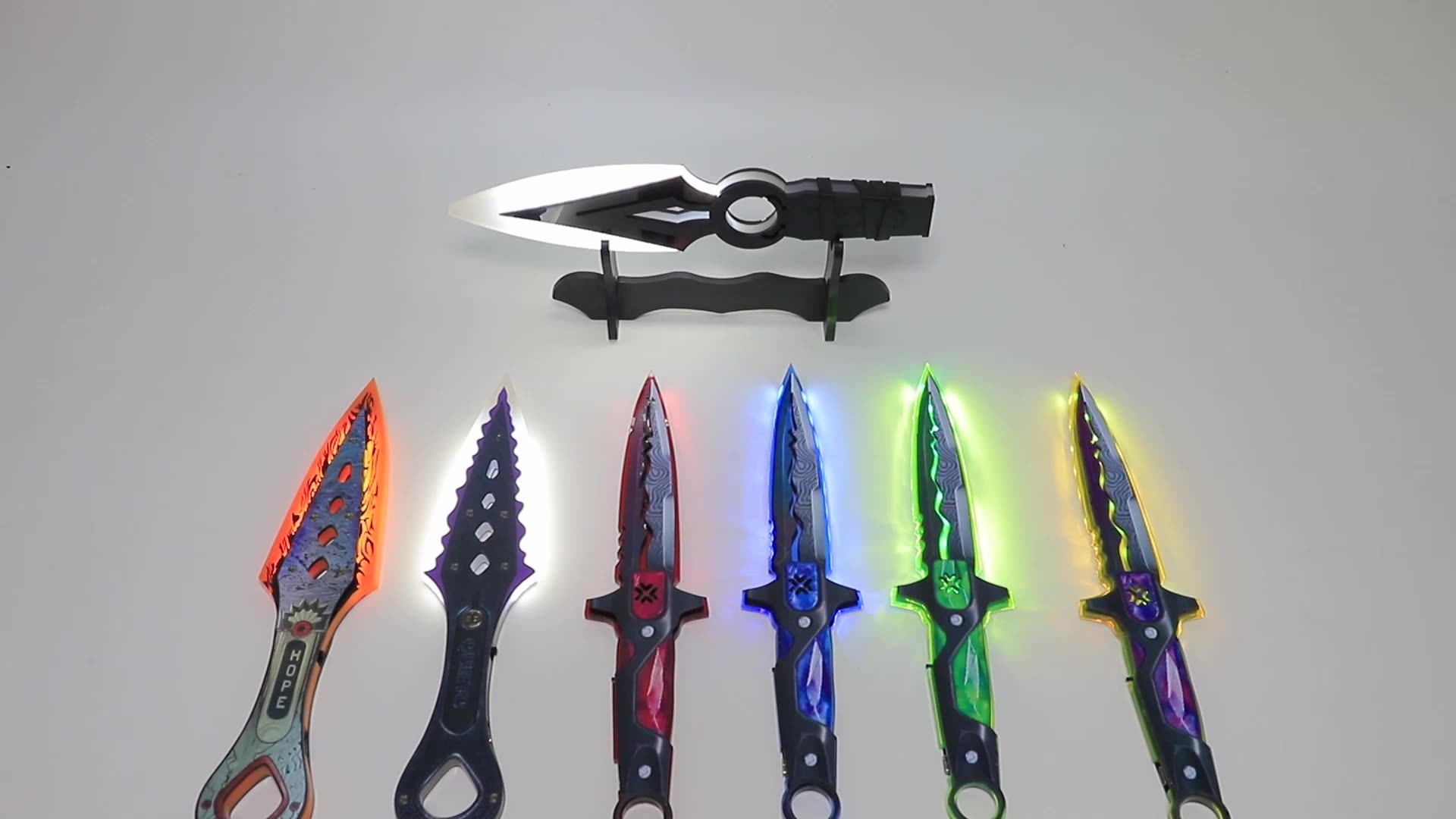 Valorant Jett刀发光匕首valorant刀模型塑料角色扮演道具 - Buy Valorant刀,Valorant刀点亮版led光剑 ...
