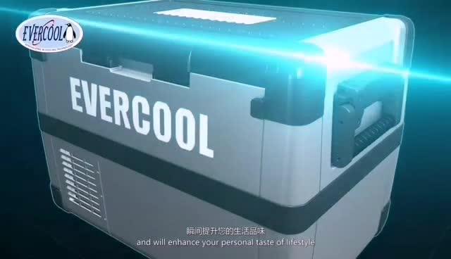 Evercool Portable 12v Refrigerator Camping Fridge Freezer For Car - Buy ...