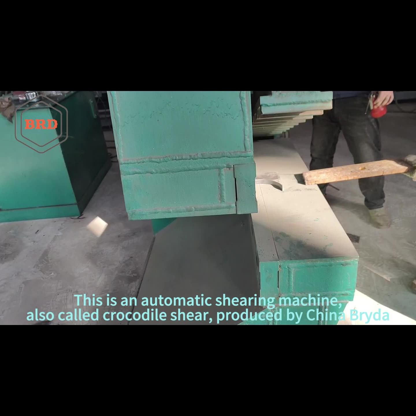 Industrial Alligator Metal Flattening And Shearing Machine With Dual ...