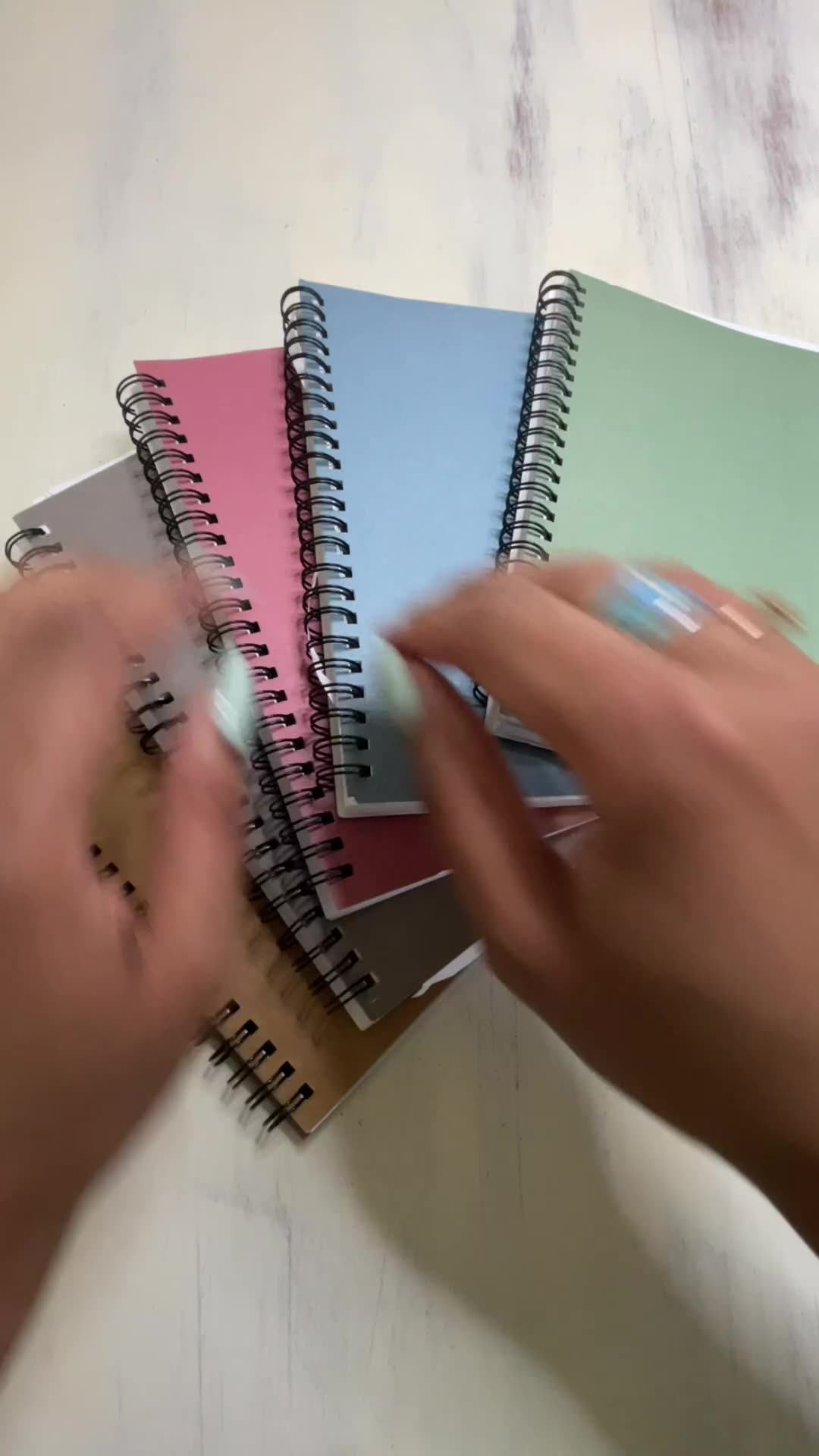 Waterproof Custom Print Art Paper Hard Cover Dairy Exercise Book Spiral ...