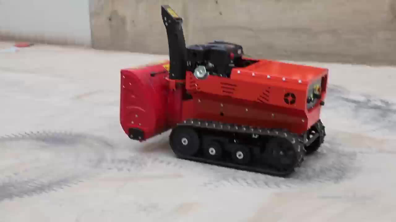 Crawler Remote Control Mower Farm Snow Shovel Grass Blade Automatic ...