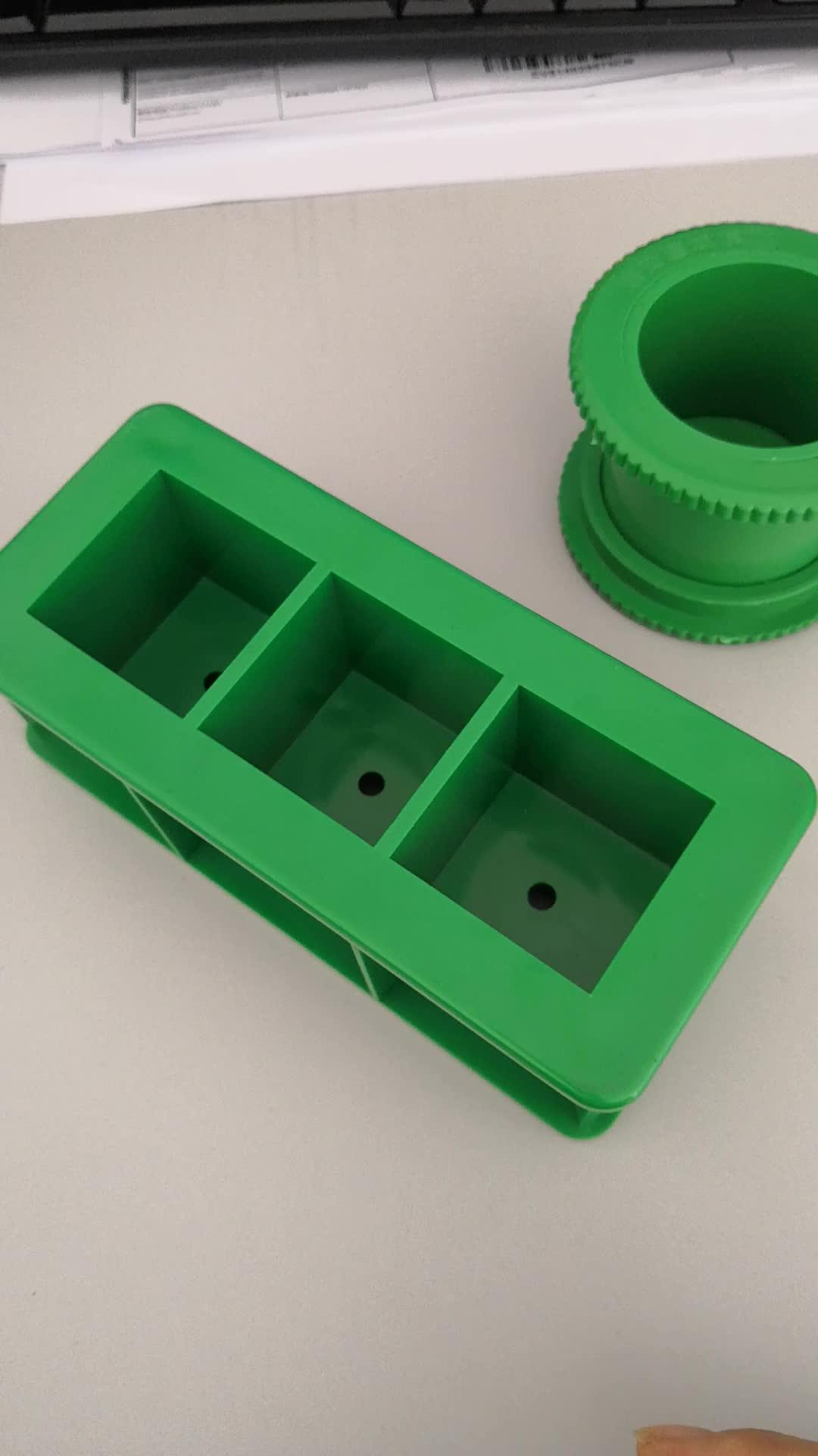 High Quality Plastics Concrete Test 100mm Cube Mould - Buy Concrete ...