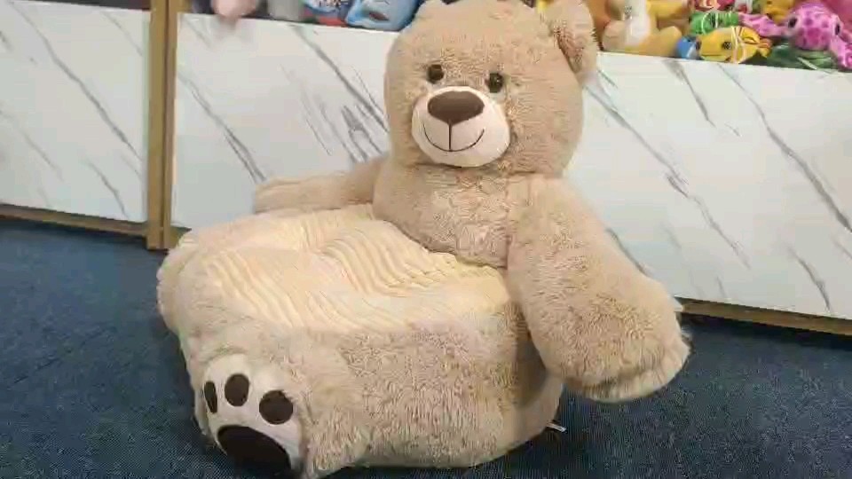 Super Soft Teddy Bear Panda Cartoon Animal Cushion Sofa Seats Children's Toys - Buy Cartoon ...