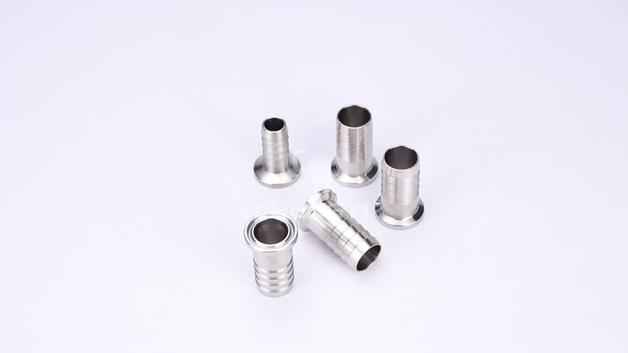 Sanitary 304 316l Stainless Steel Pipe Quick Connection Ferrule Tri ...