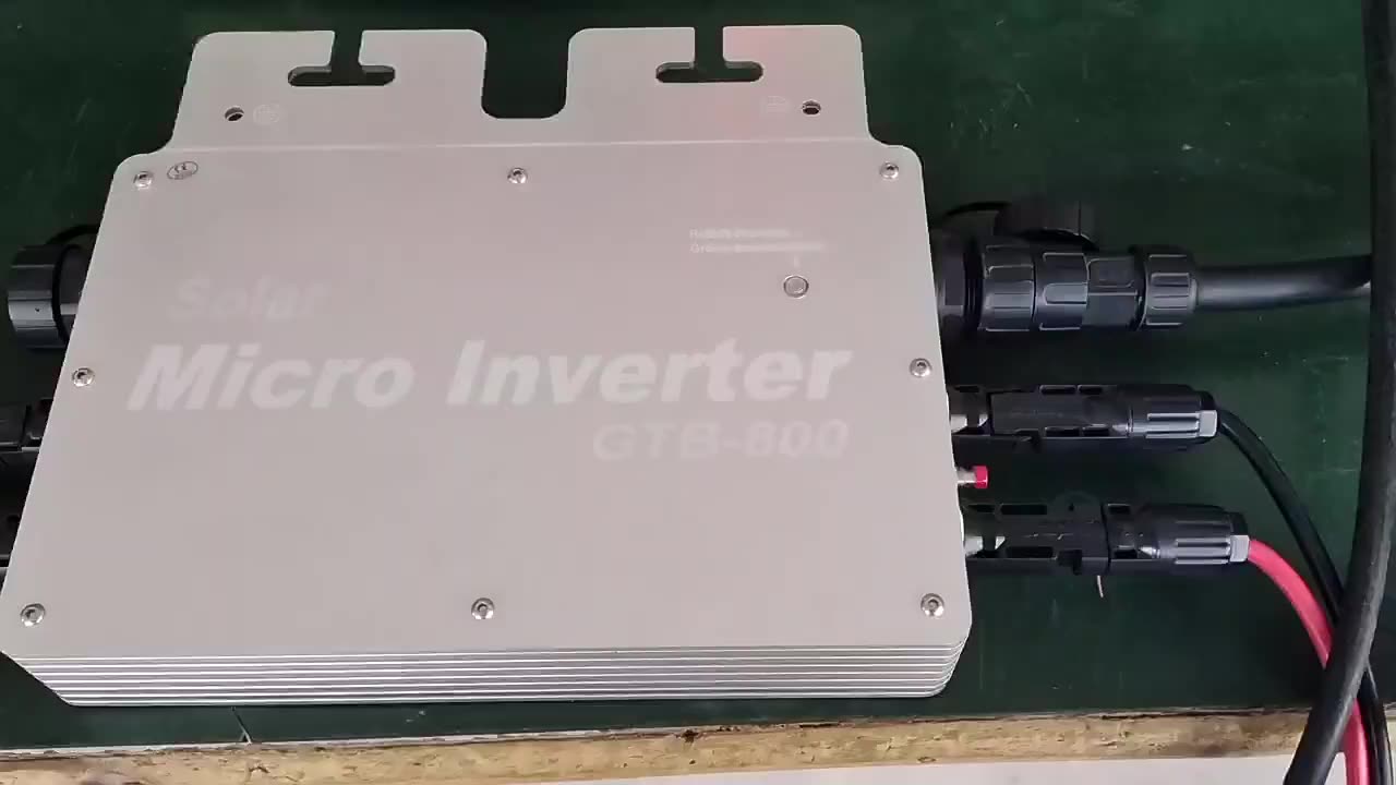 Grid-connected Micro Inverter Silver 1000w Solar Photovoltaic System Smart Wifi Control The ...