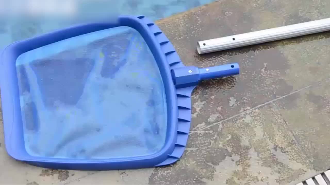 Inground Swimming Pool Cleaning Equipment Hand Skimmer And Leaf Pool ...