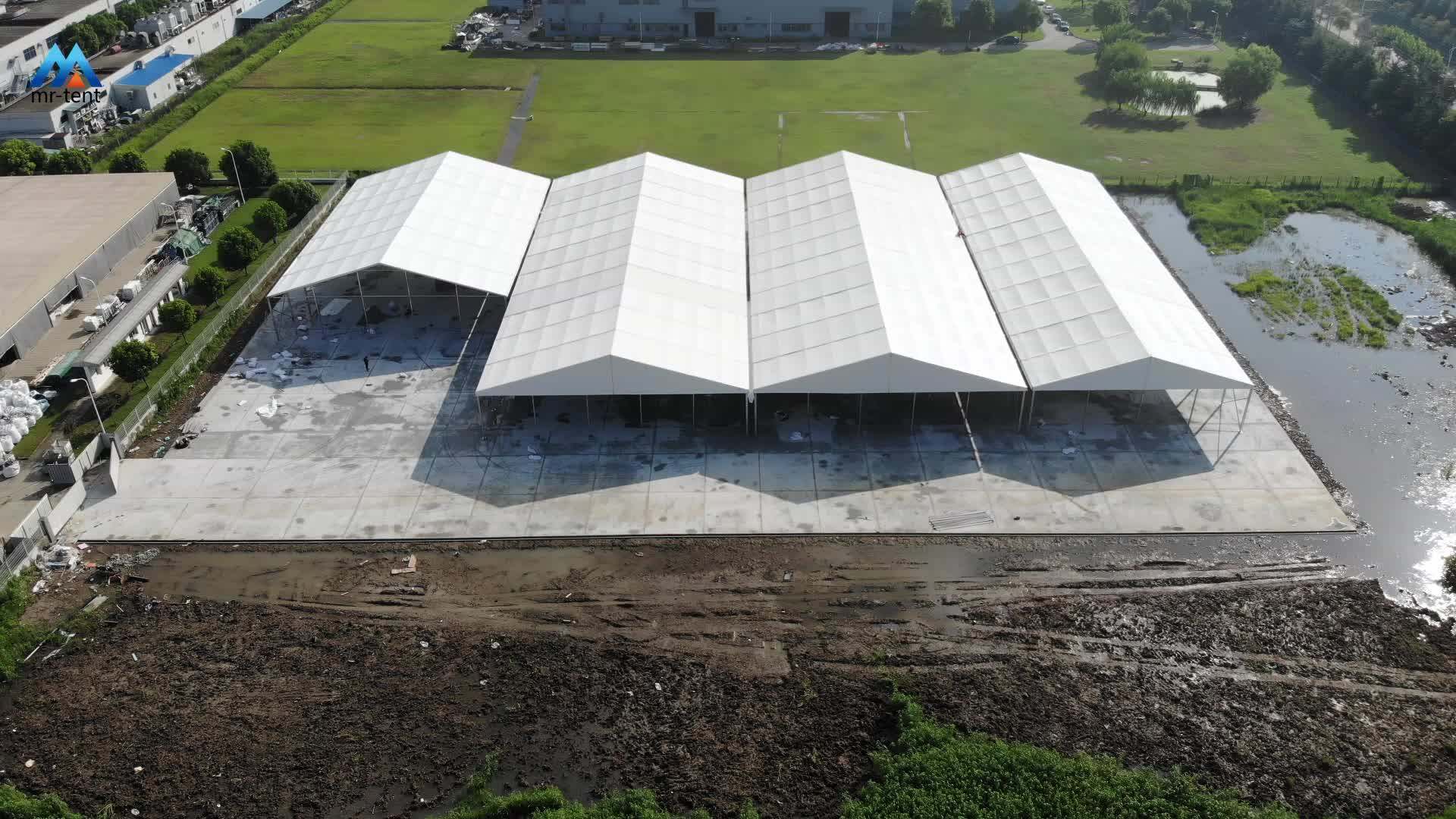 Large Metal Structure Roof Party Tent With Air Conditioner - Buy Large ...